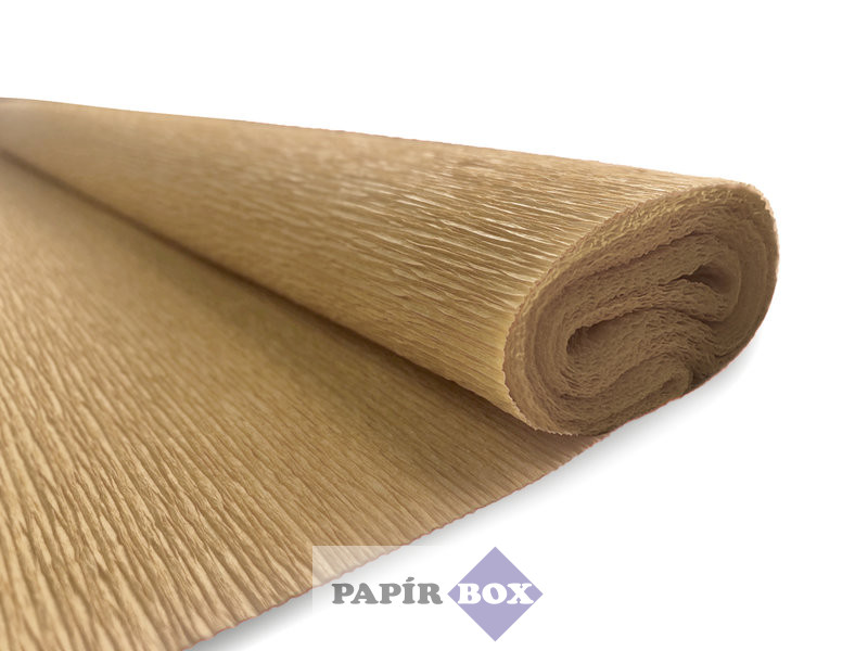Krepp-papír, 50x200 cm, COOL BY VICTORIA, arany - Papír Box